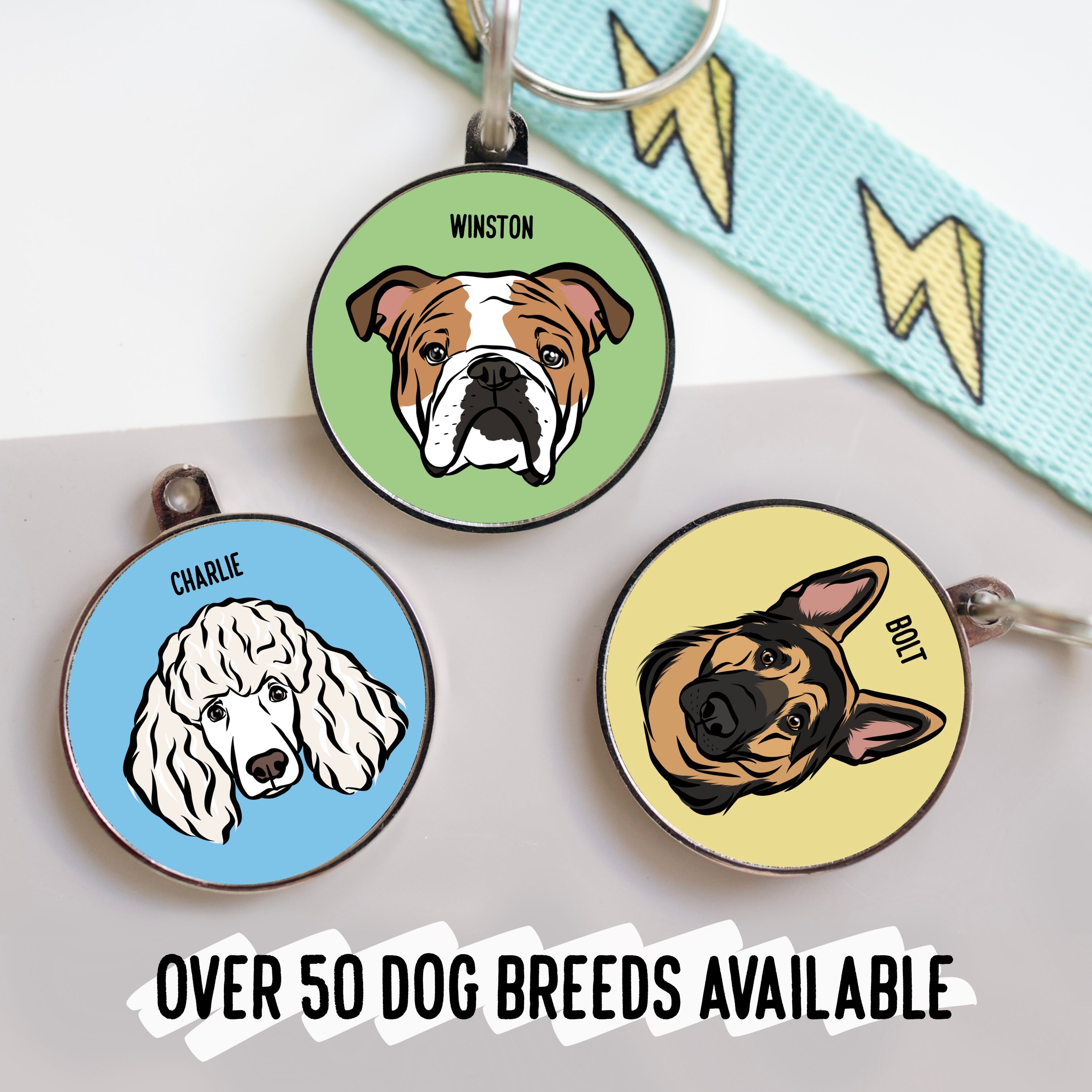 Dog Breed ID Tags